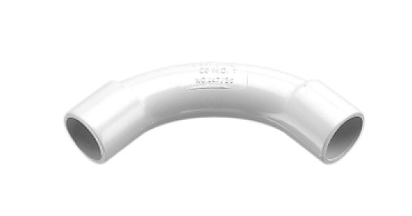 CLIPSAL 25mm PVC Conduit 45 Degree Solid Bend - Grey