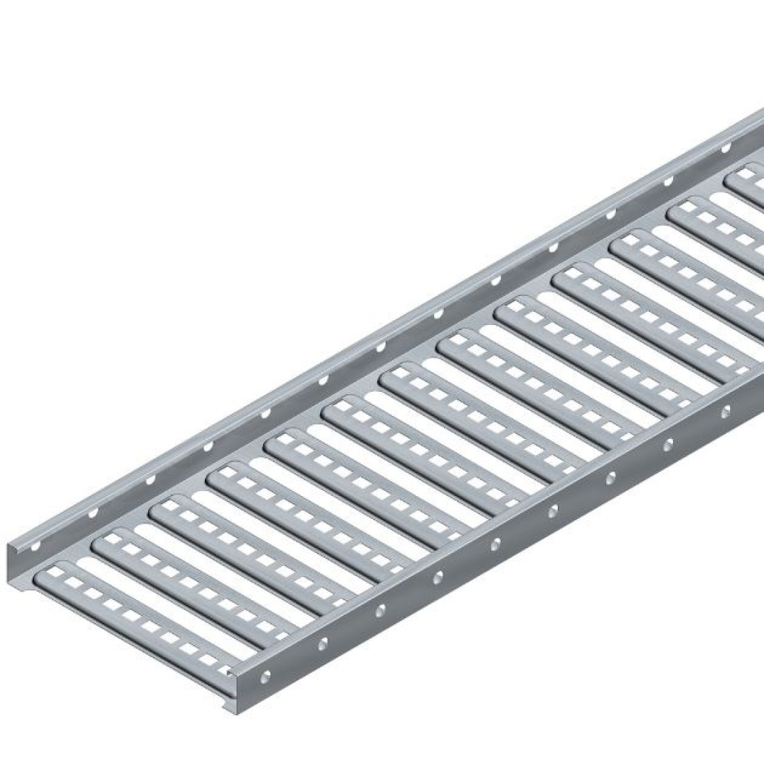 150mm x 3mtr x 50mm Cable Ladder Tray Galvabond